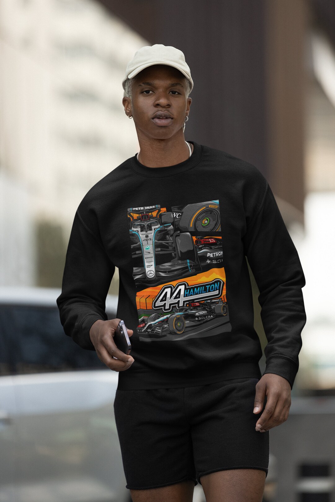 F1 Lewis Hamilton W15 Sweatshirt, Formula 1 Racing Champions Sweatshirt ...