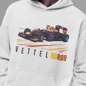 Sebastian Vettel RB9 Hooded Sweatshirt, Formula 1 Racing Champions ...
