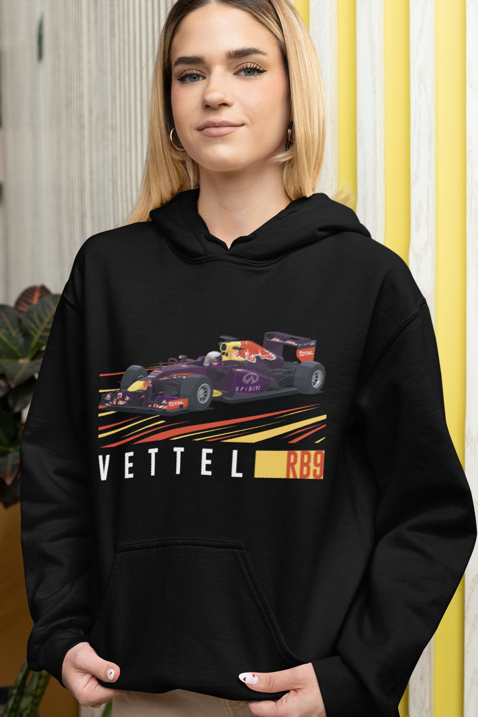 Sebastian Vettel RB9 Hooded Sweatshirt, Formula 1 Racing Champions ...
