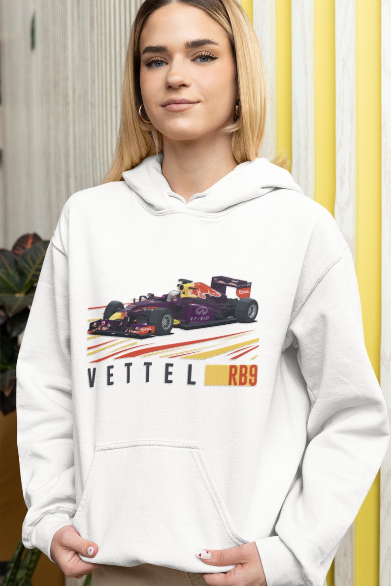 Sebastian Vettel RB9 Hooded Sweatshirt, Formula 1 Racing Champions ...