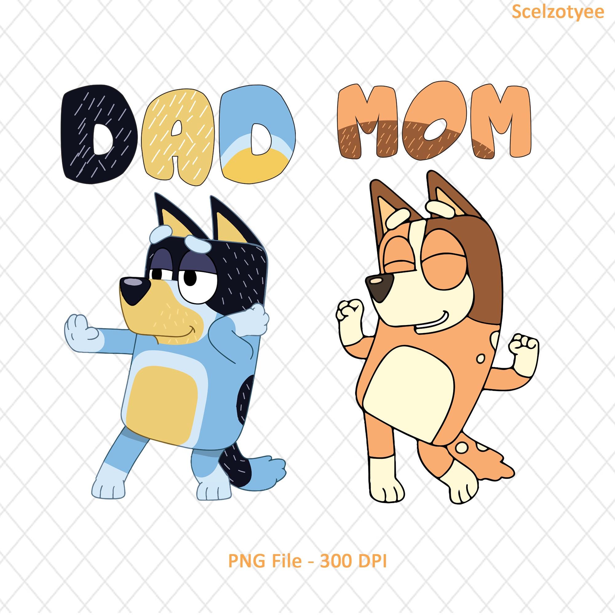 Bluey Mum Bingo SVG, Bluey SVG, Cartoon SVG, PNG, DXF, EPS File ...