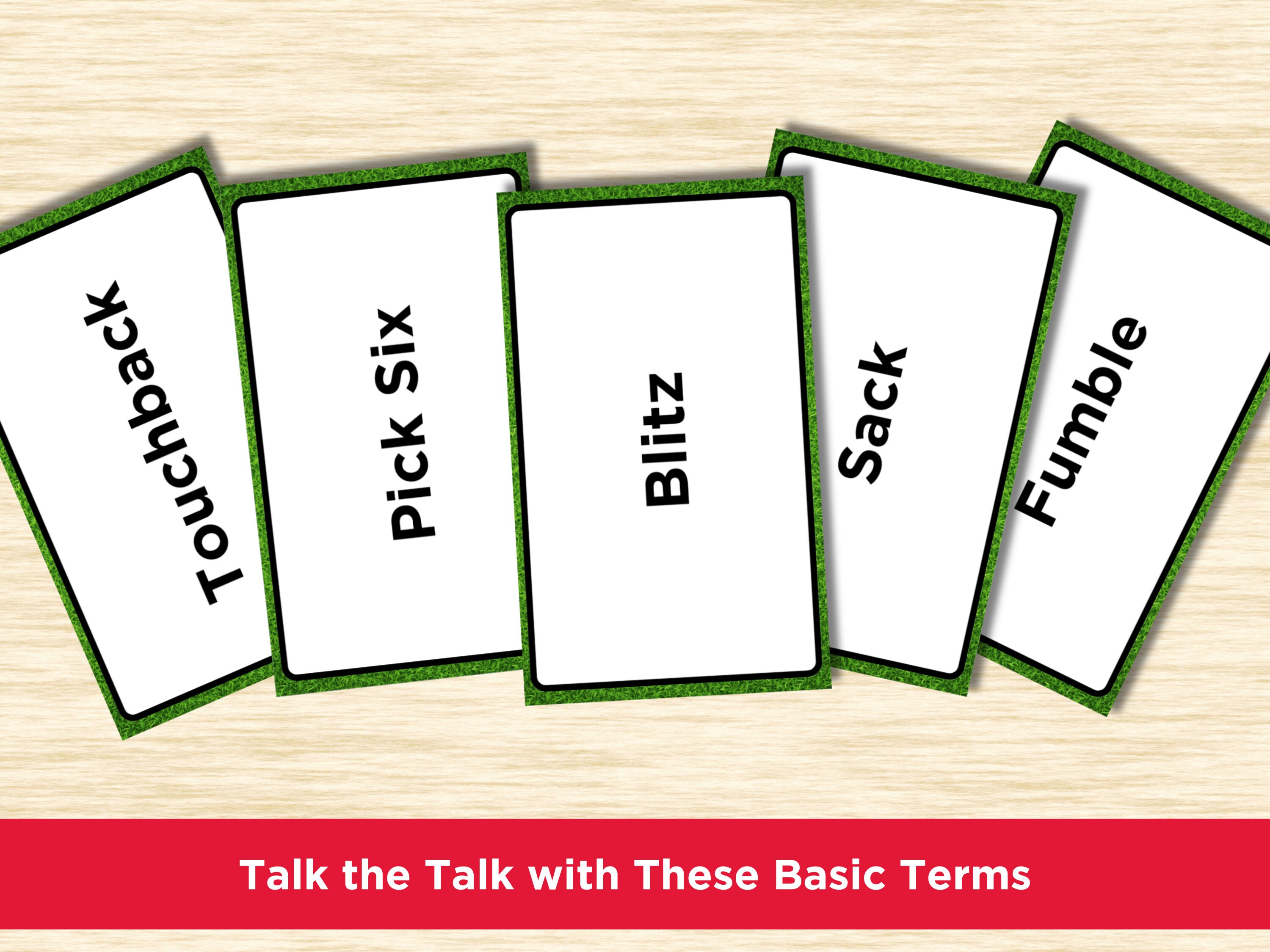 Printable Football Flashcards: Learn NFL Teams, Positions, and Basic ...