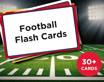 Printable Football Flashcards: Learn NFL Teams, Positions, and Basic ...