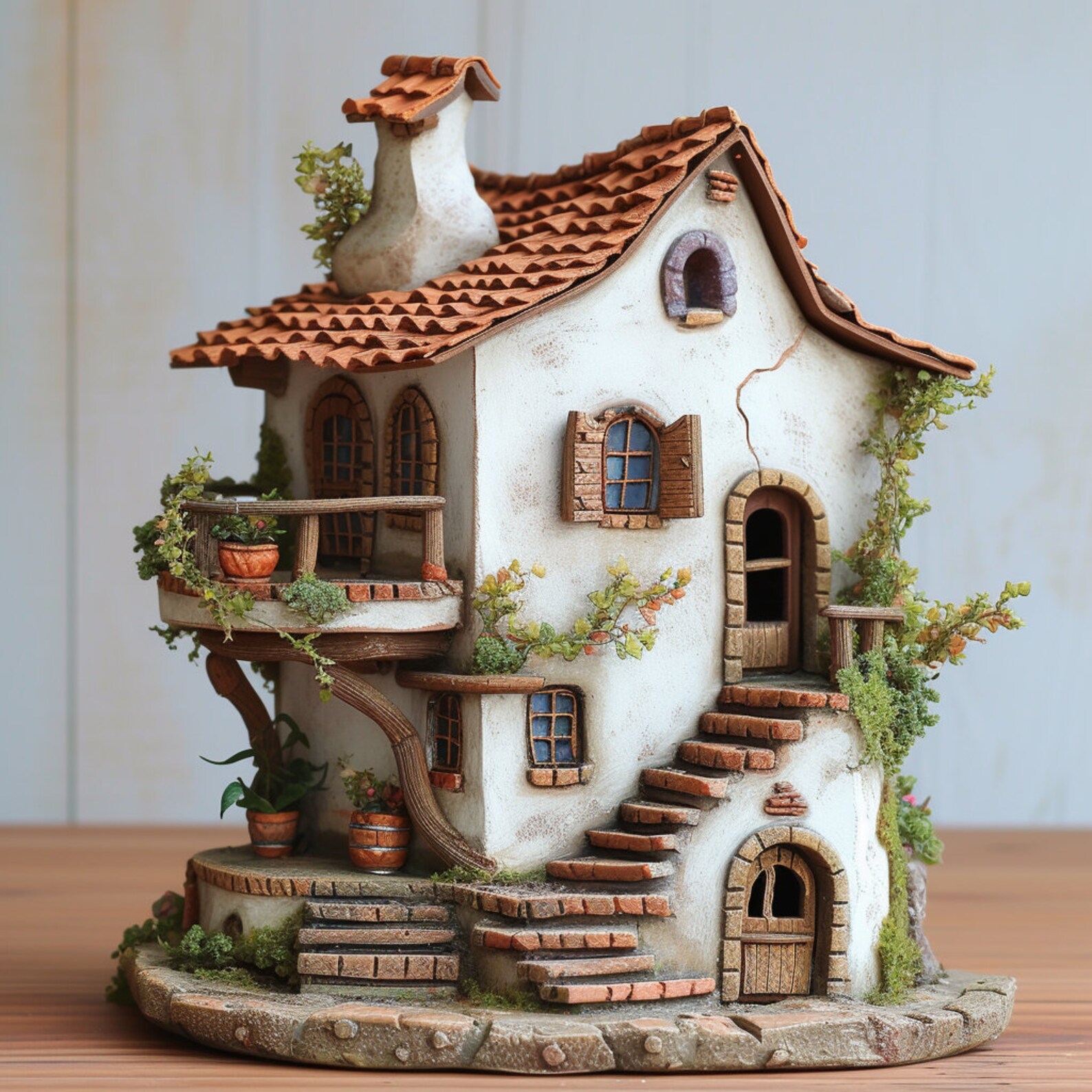 Clay Miniature Farmhouse Houses for Country Comfort - Etsy