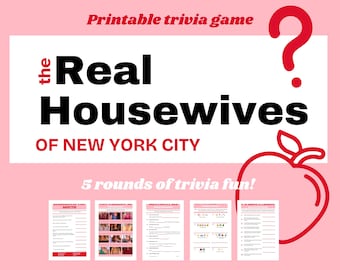 Bravo Trivia - the Real Housewives of Beverly Hills Printable Game I 5 ...