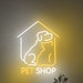 Pet Shop Open Sign,pet Spa Neon Light, Dog Cat Led Light, Pet Store Led ...