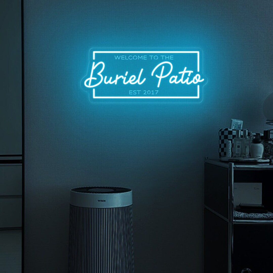 Personalized Patio Neon Sign,beach House Decor,custom Welcome to Our ...