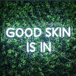 Good Skin is in Neon Sign,cosmetic Clinic Art,med Spa Decor,esthetician ...