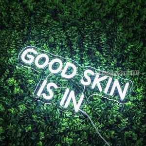 Good Skin is in Neon Sign,cosmetic Clinic Art,med Spa Decor,esthetician ...