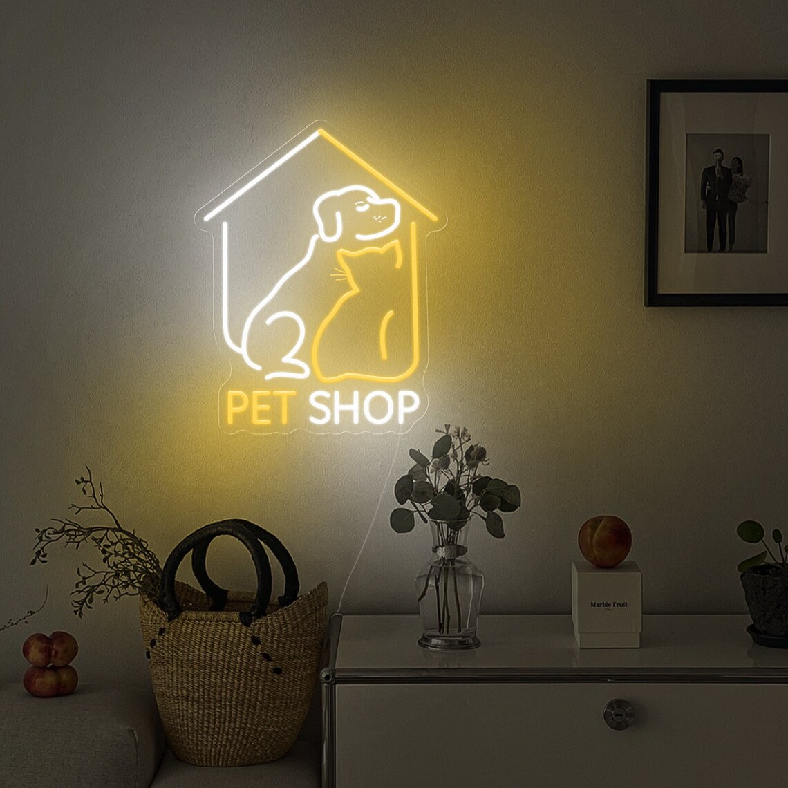 Pet Shop Open Sign,pet Spa Neon Light, Dog Cat Led Light, Pet Store Led ...