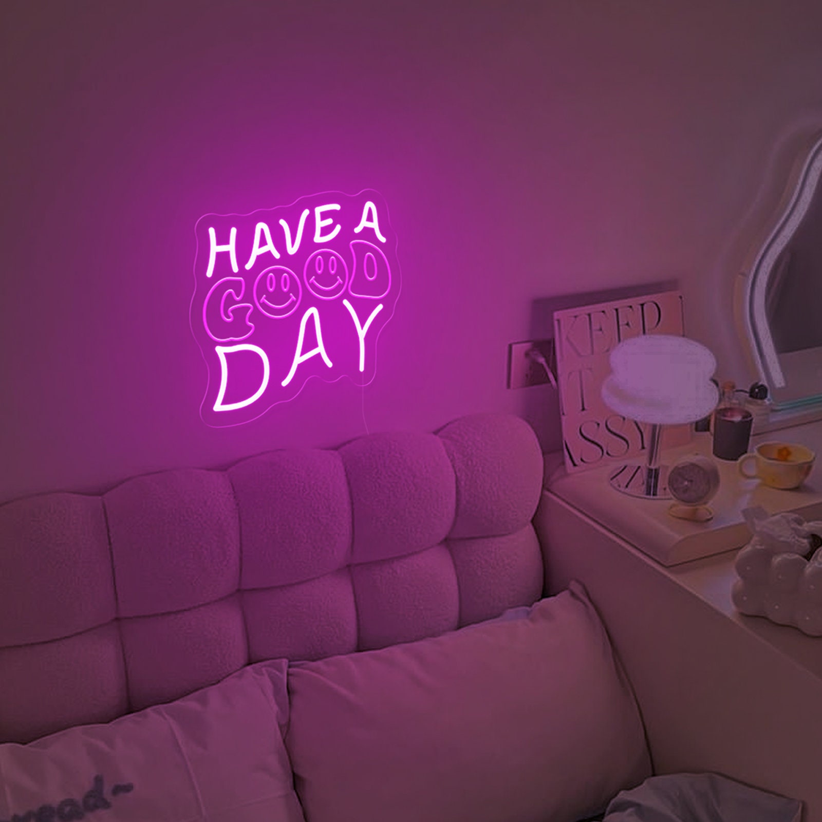 Have A Good Day Neon Signs, Retro Smiley Face Signs, Best Gifts for Her ...