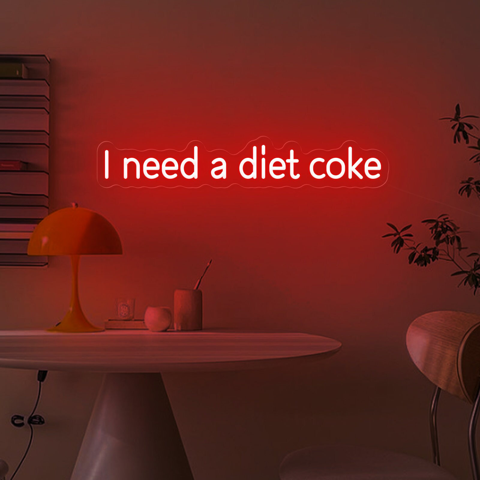 Diet Coke Neon Sign, I Need A Diet Coke Sign, Lemon Decor, Soda Gift ...