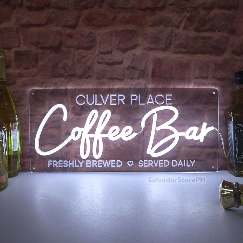 Coffee Bar Neon Signs - Etsy