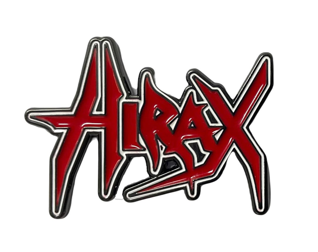 Hirax-logo Enamel Pin-thrash Metal Crossover Heavy Metal Rock Band Music, Music Fan ...