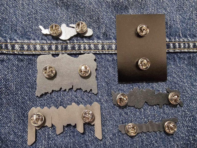 Death Metal Band Logo Enamel Pin Bundle - Etsy