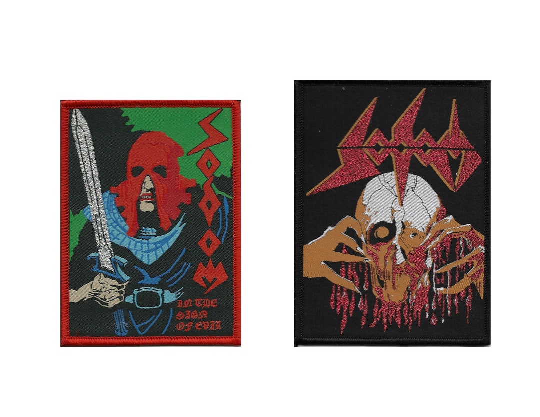 Sodom-bundle Embroidered Woven Patches-thrash Speed Black Heavy Metal ...
