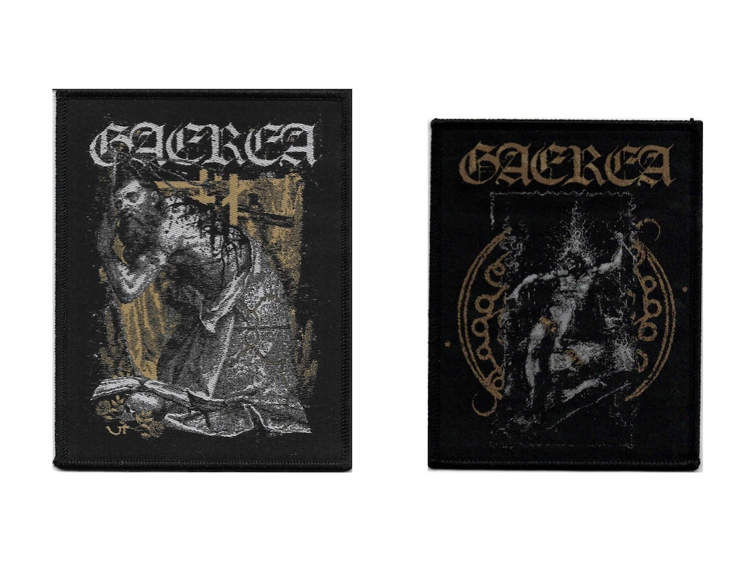 Gaerea-bundle Embroidered Woven Patches-melodic Black Death Heavy Metal ...