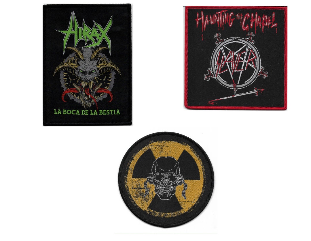 Thrash Metal Bay Area-bundle Embroidered Woven Patches-thrash Speed ...