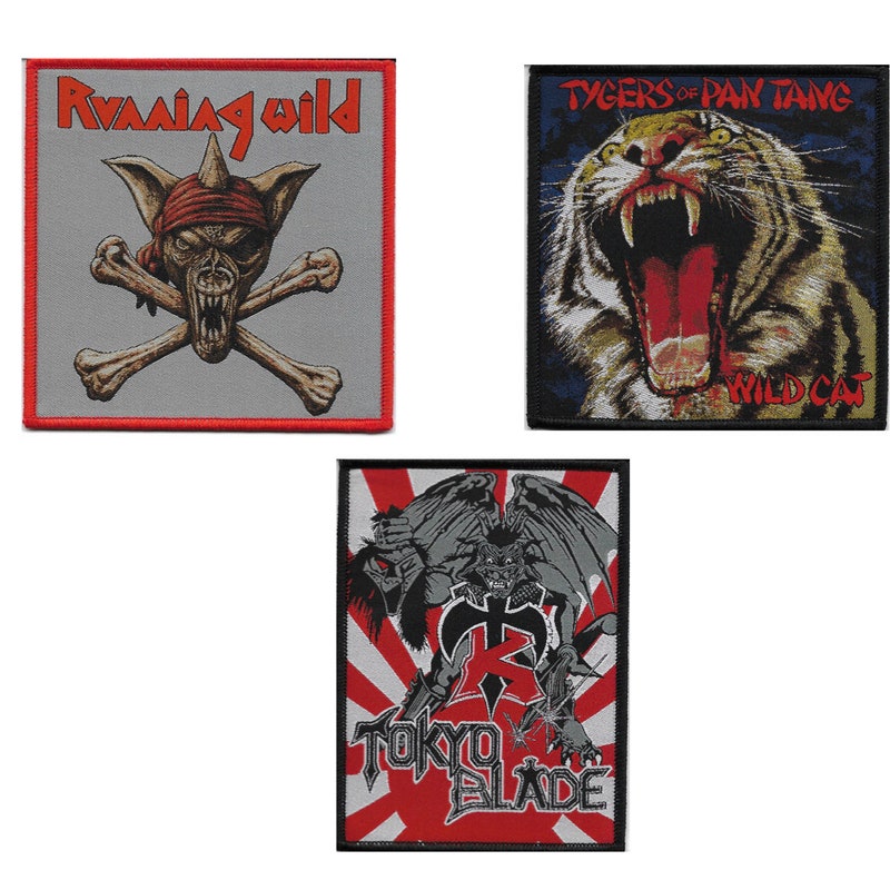 Metal Band Patches - Etsy