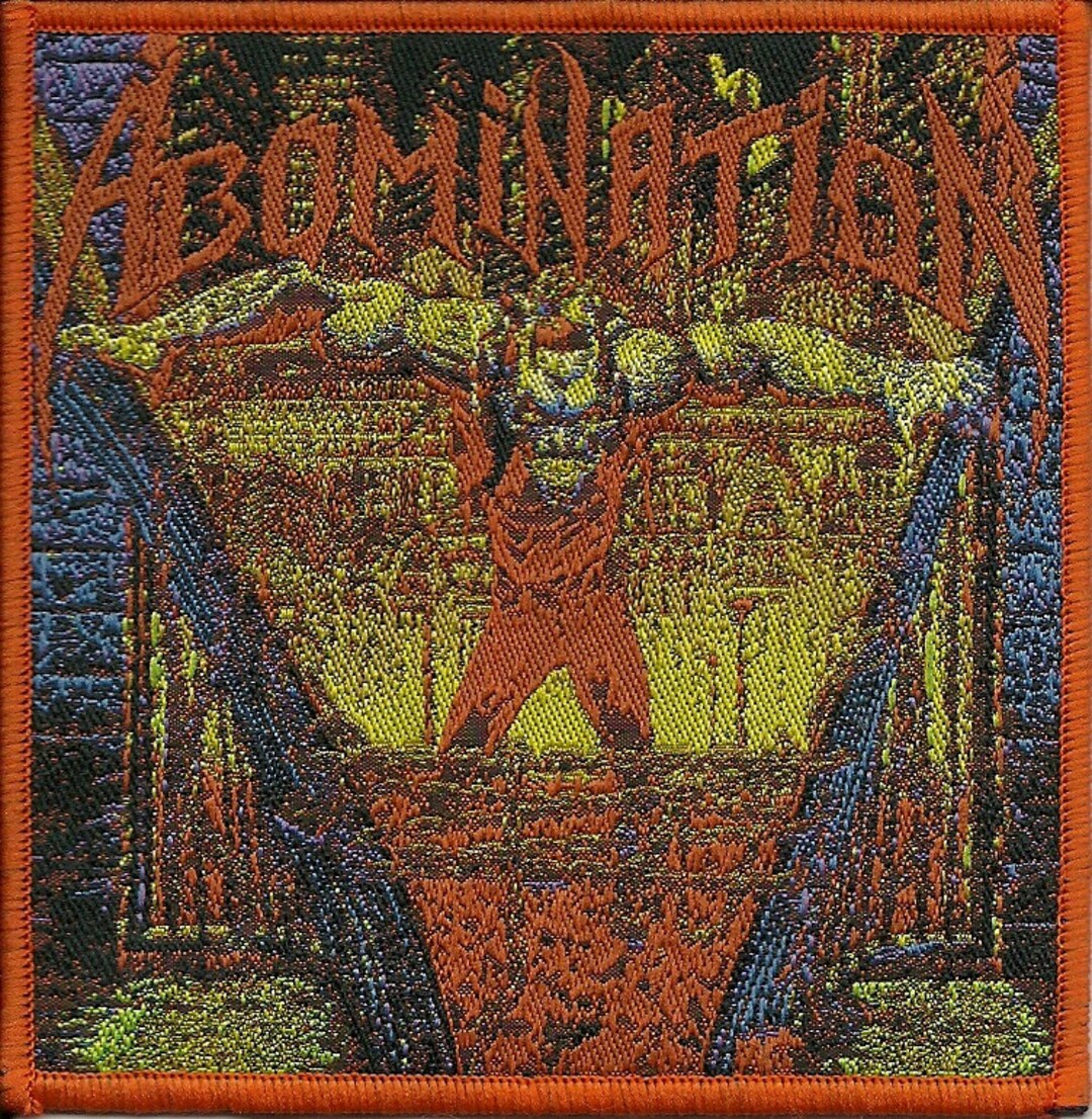 Abomination Embroidered Woven Patches-thrash Death Heavy Metal Rock ...