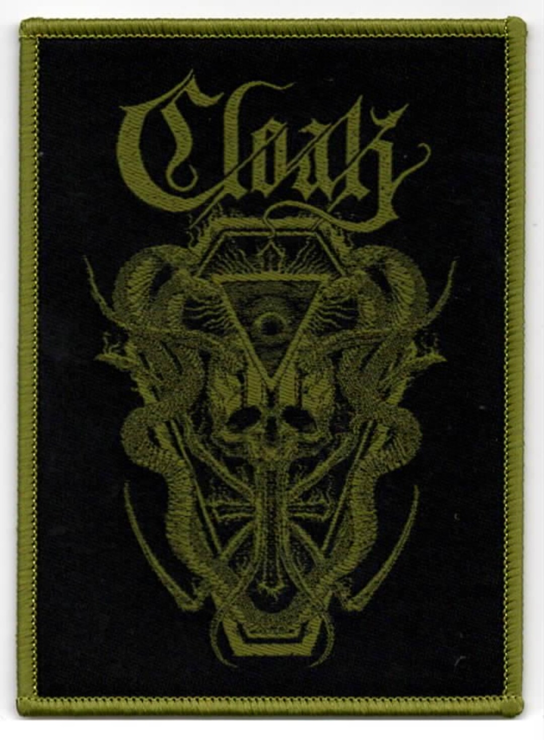 Cloak-snakes Embroidered Woven Patches-melodic Black Death Heavy Metal ...