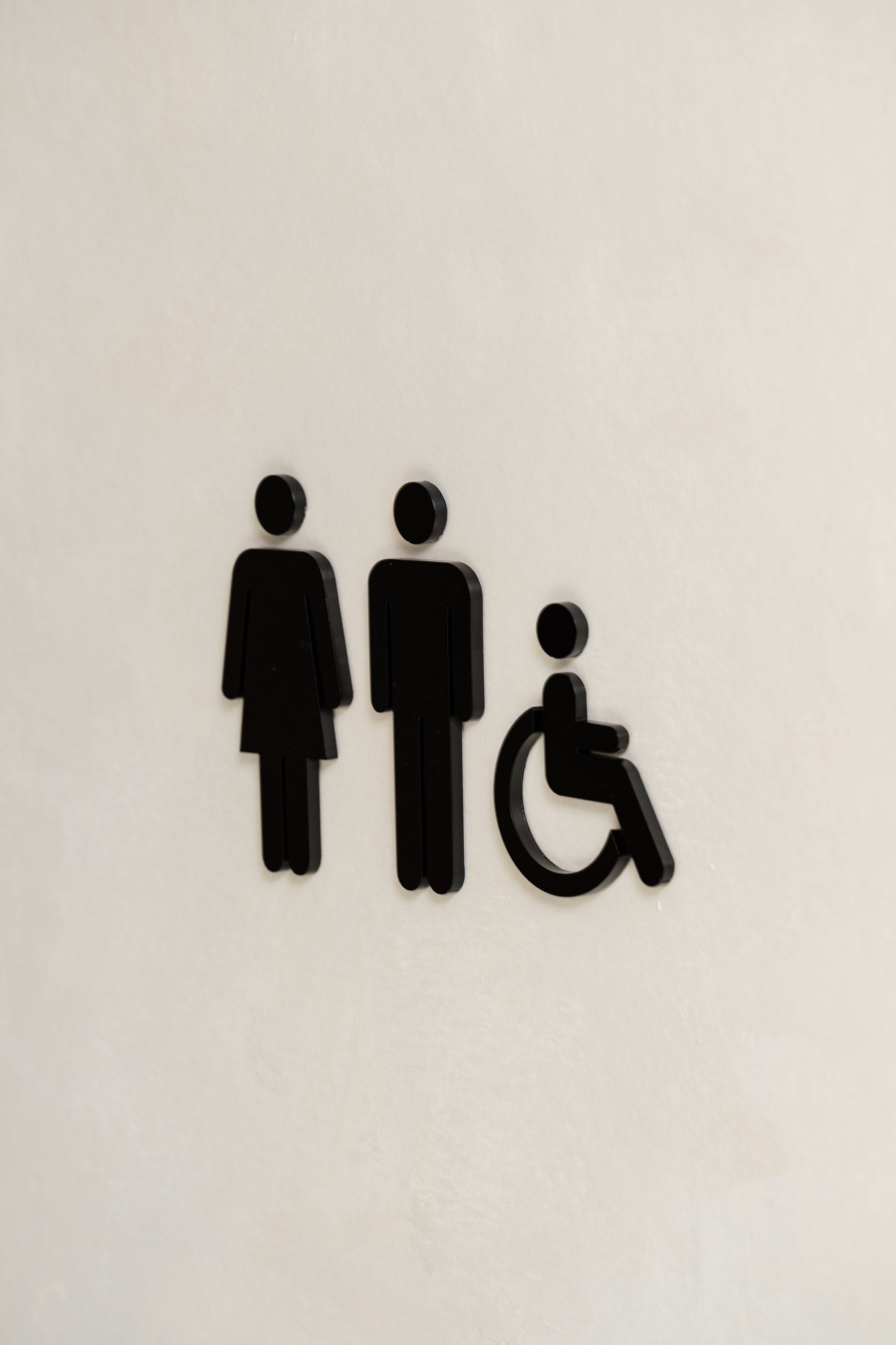 Restroom Symbol Set: Restroom Signage, Wayfinding Signage, Cafe Signage ...