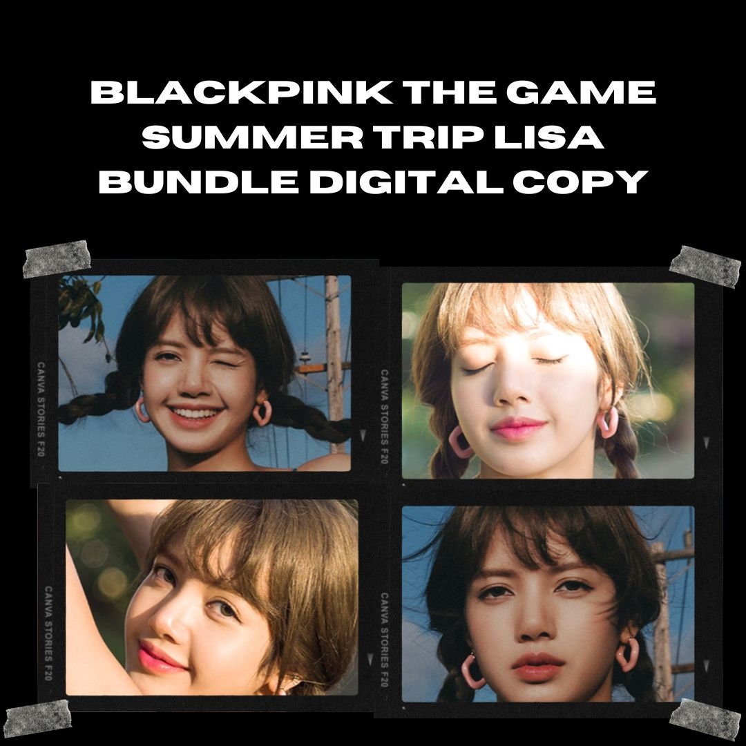 Summer Trip Lisa Photocard Bundle - Etsy