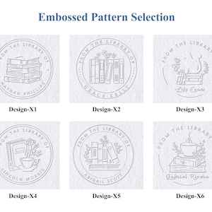 Personalized Book Embosser/custom From the Library of Book Embosser ...
