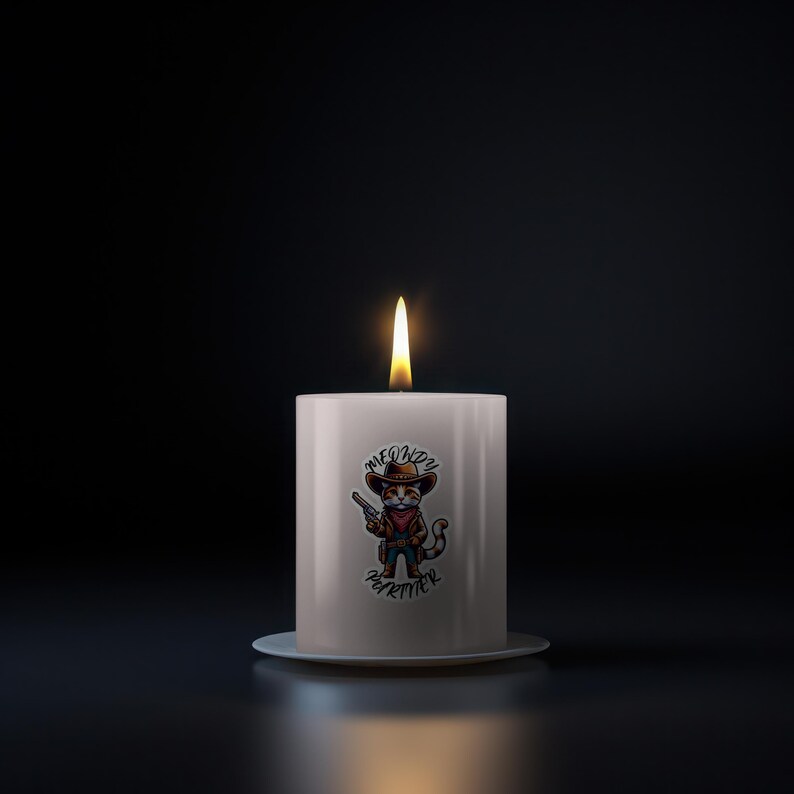 Cute Cat With a Hat, Cute Cowboy Boots, Meowdy Partner Sticker, Stick ...