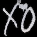 XO Necklace the Weeknds in Silver or Gold xo Necklace - Etsy