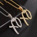 XO Necklace the Weeknds in Silver or Gold xo Necklace - Etsy
