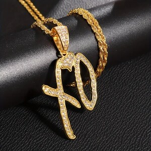 XO Necklace the Weeknds in Silver or Gold xo Necklace - Etsy