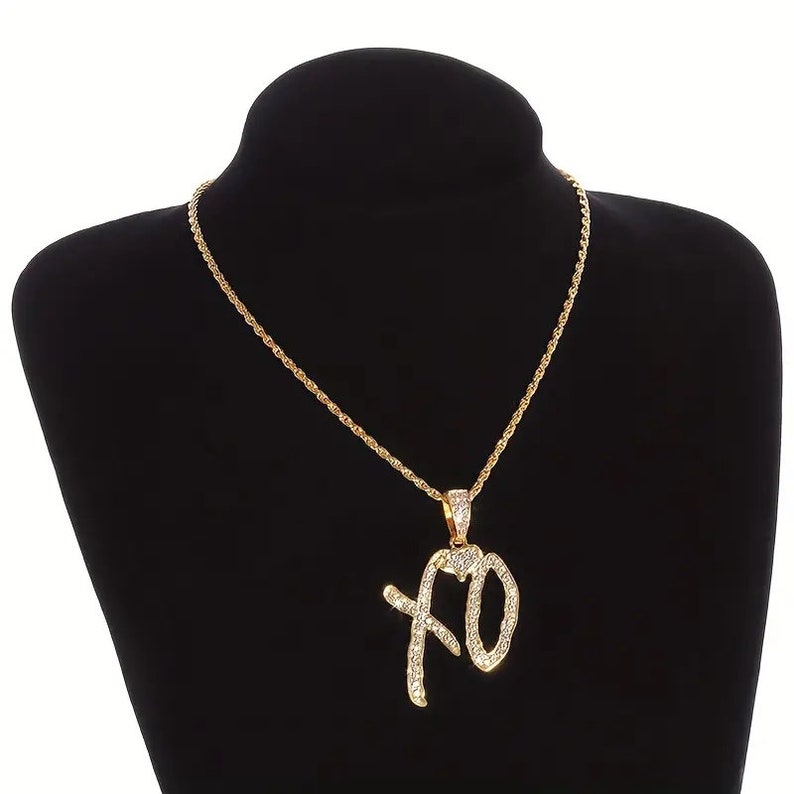 XO Necklace the Weeknds in Silver or Gold xo Necklace - Etsy