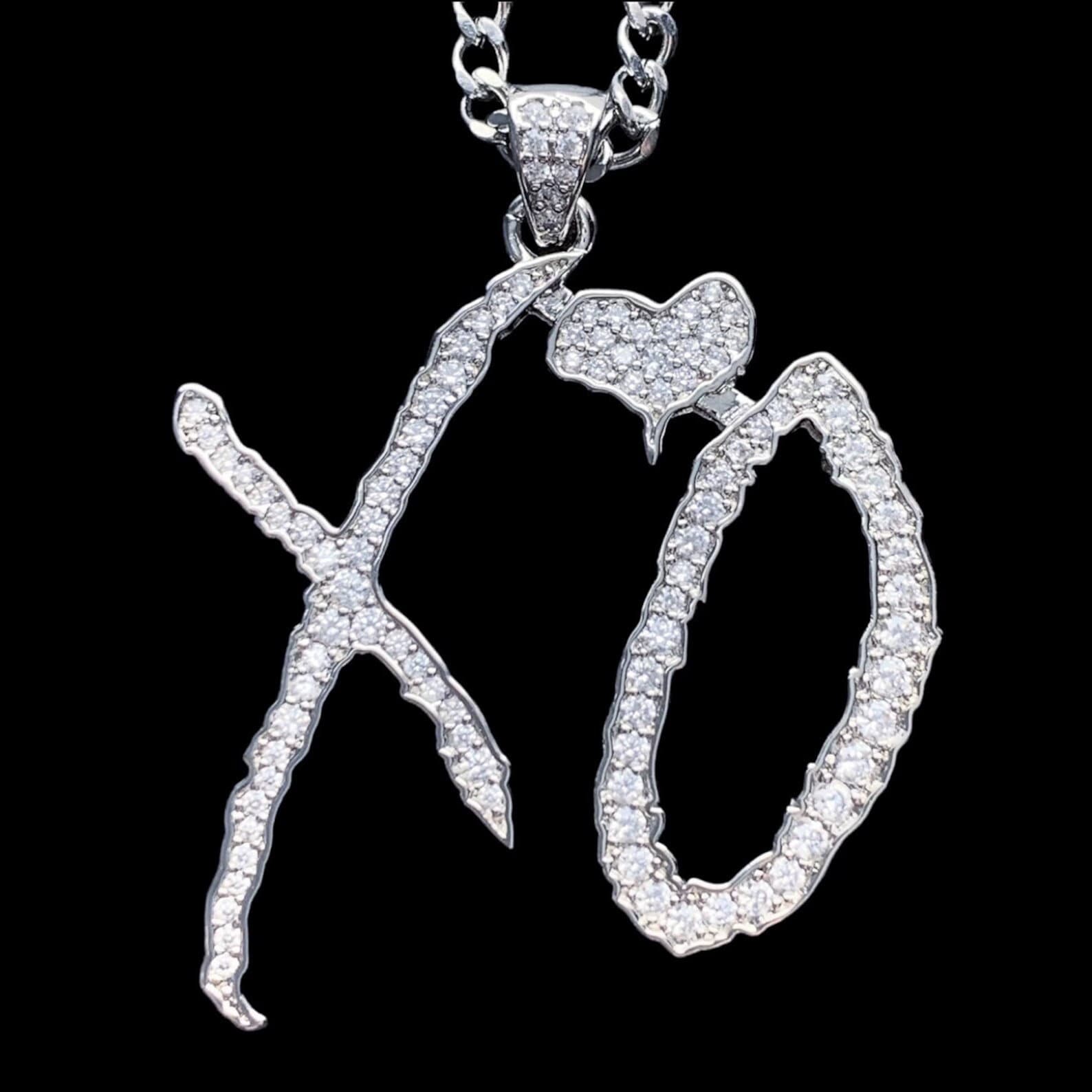XO Necklace the Weeknds in Silver or Gold xo Necklace - Etsy