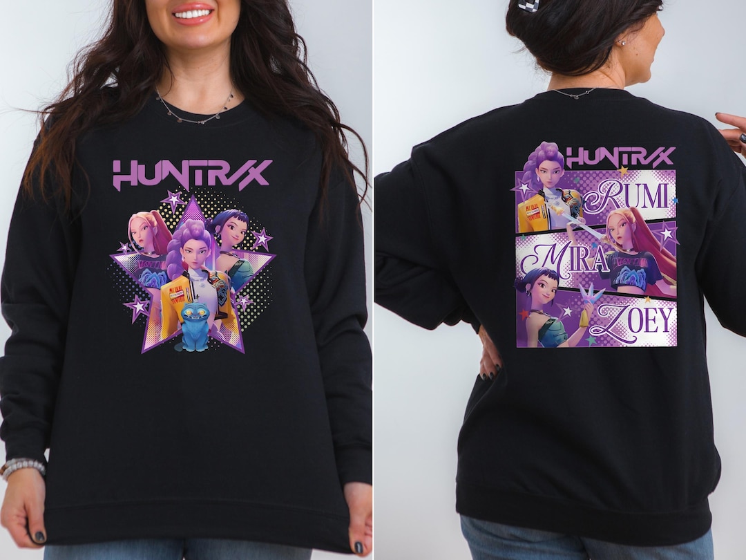 Huntrix Sweatshirt, Demon Hunters Shirt, Kpop Demon Hunter Hoodie ...