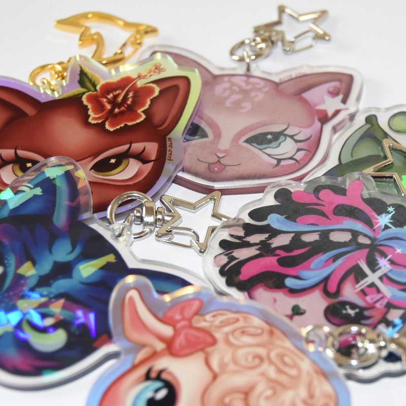 Acrylic Keychain - Etsy