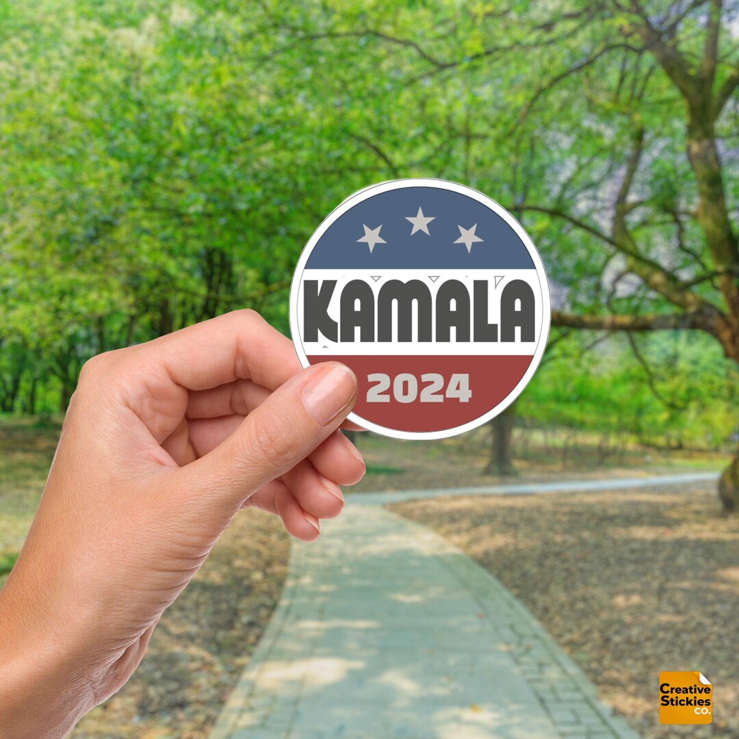 Kamala Harris 2024 for President Campaign Sticker, Kamala Harris ...