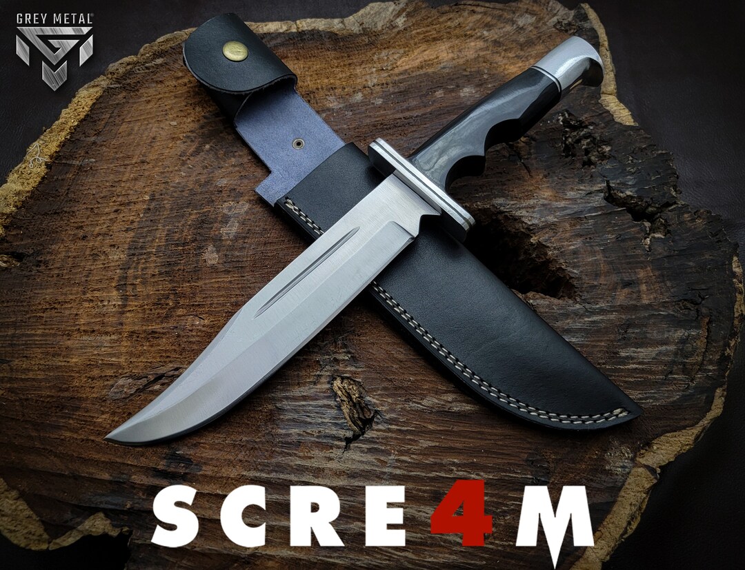 Scream Movie Replica Knife Ghost Face Replica Buck 120 Hunting Knife ...