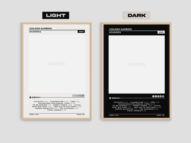 Childish Gambino Atavista Album Poster / Album Cover Poster / Music ...