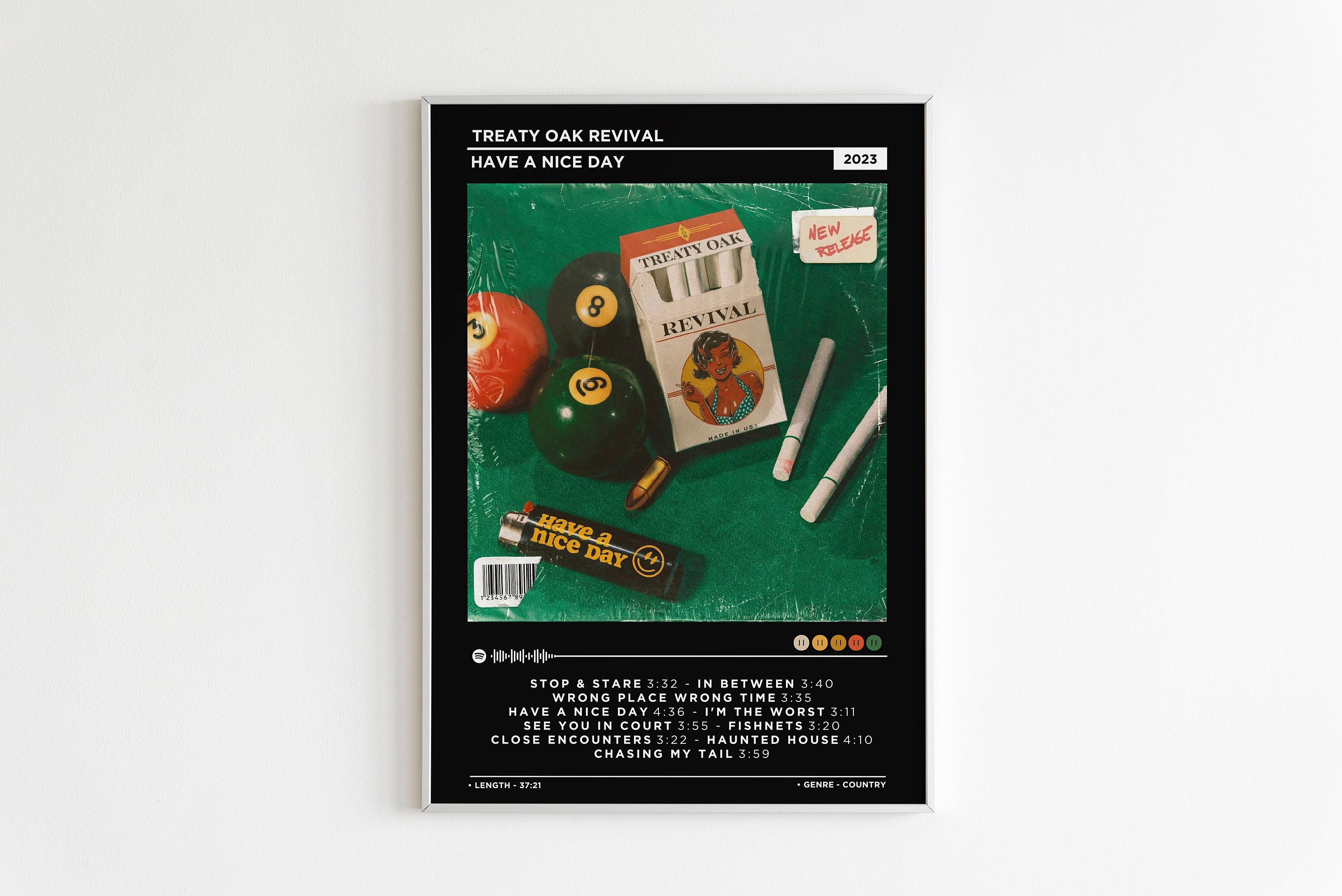 Treaty Oak Revival Have A Nice Day Album Poster / Album Cover Poster ...