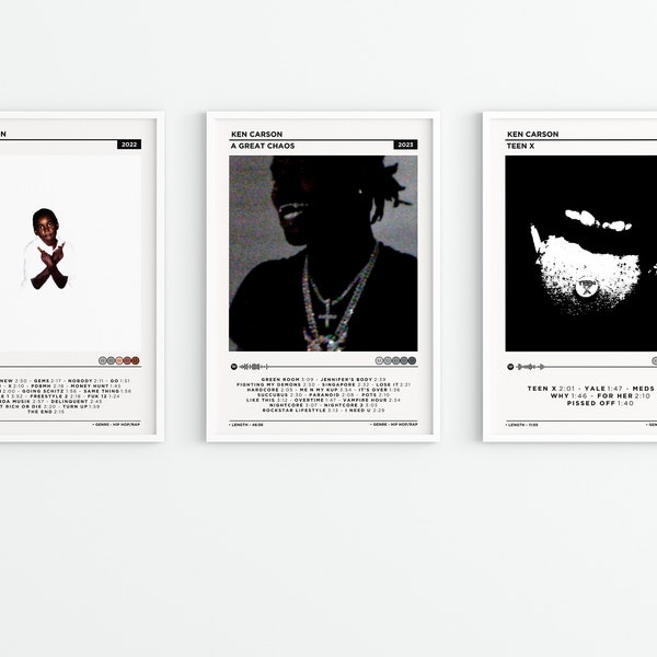 Ken Carson a Great Chaos Merch - Etsy