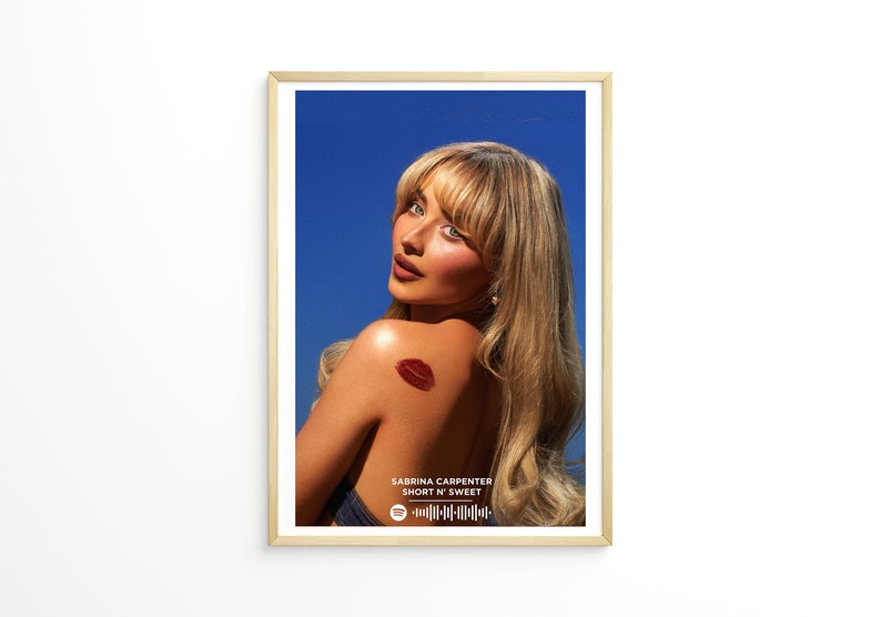 Sabrina Carpenter Short N' Sweet Album Poster / Album Art Print / Music ...