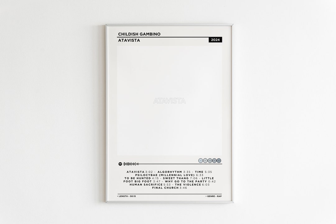 Childish Gambino Atavista Album Poster / Album Cover Poster / Music ...