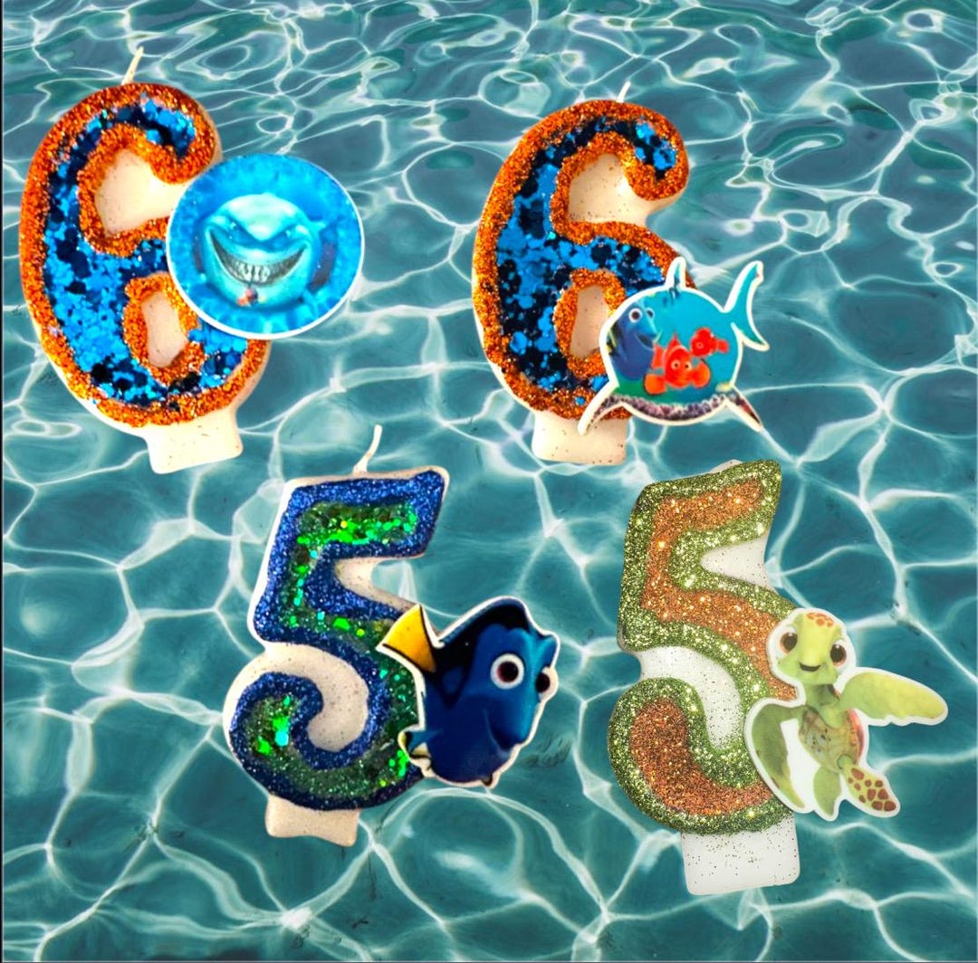 Finding Nemo Birthday Candles - Etsy