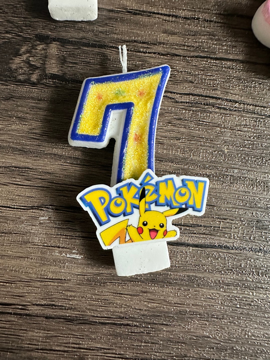 Pokemon Birthday Candle - Etsy