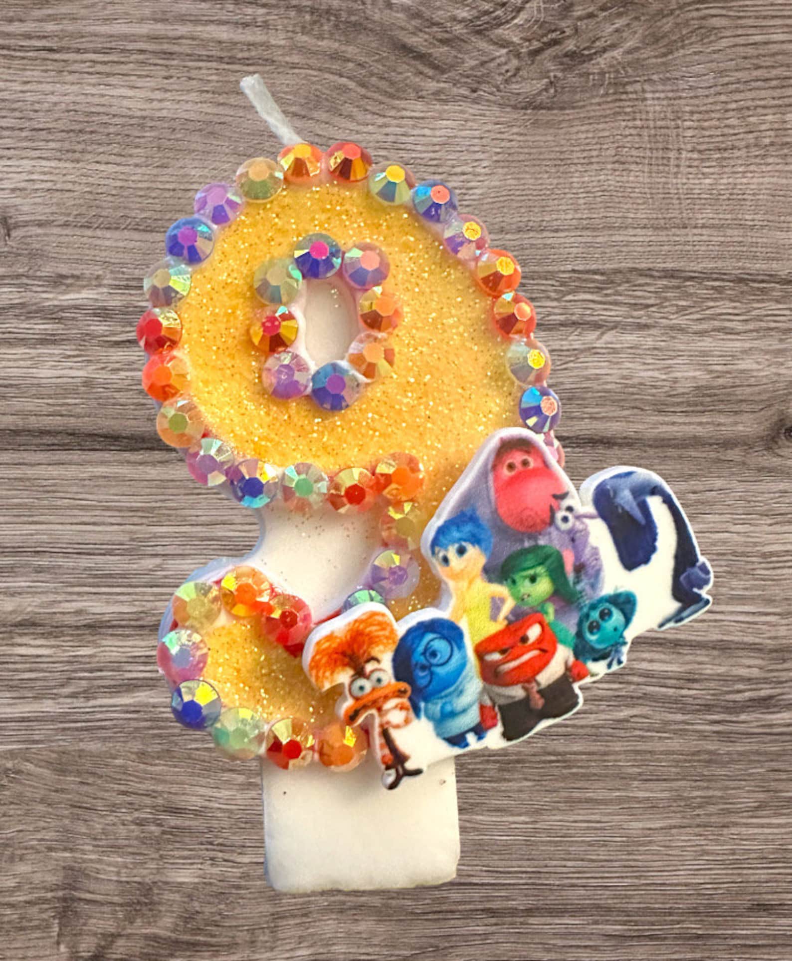 Inside Out/inside Out2 Birthday Individual Candle - Etsy