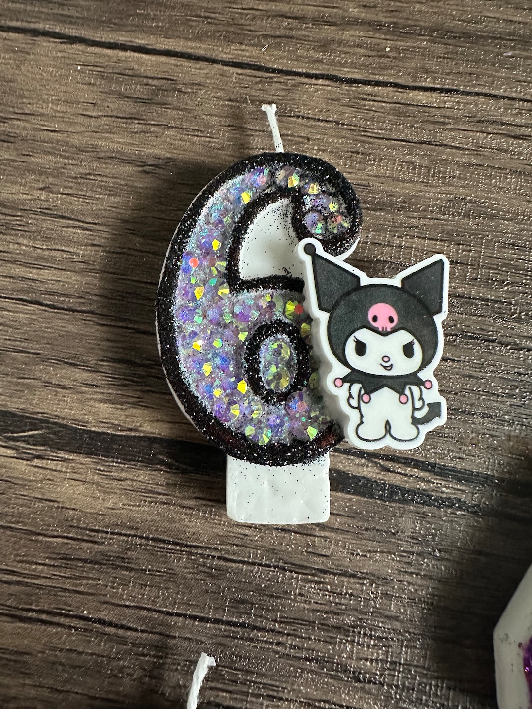 Kuromi Single Birthday Candle - Etsy