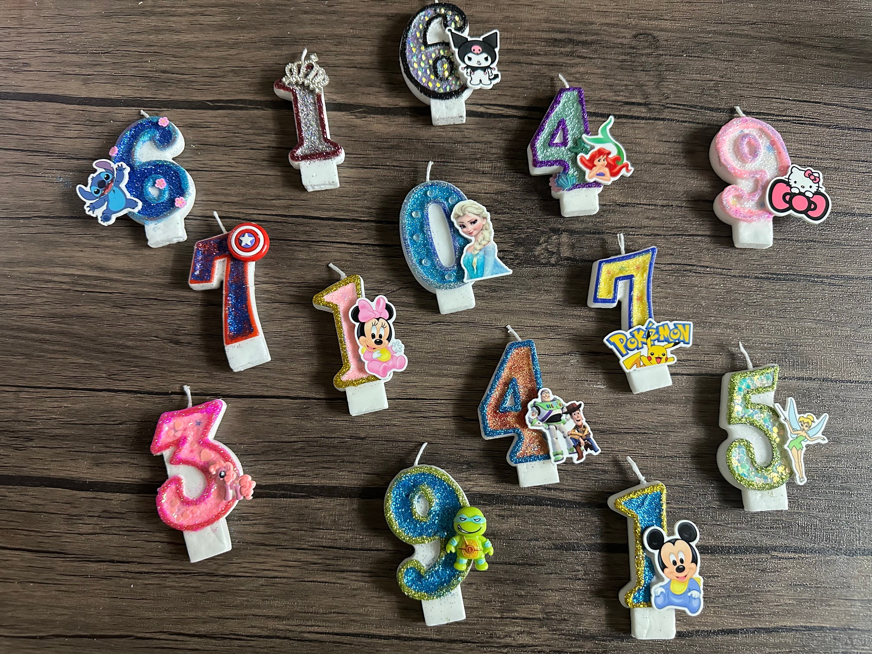 Double Digit Custom Birthday Candle- One Charm 10-99 - Etsy