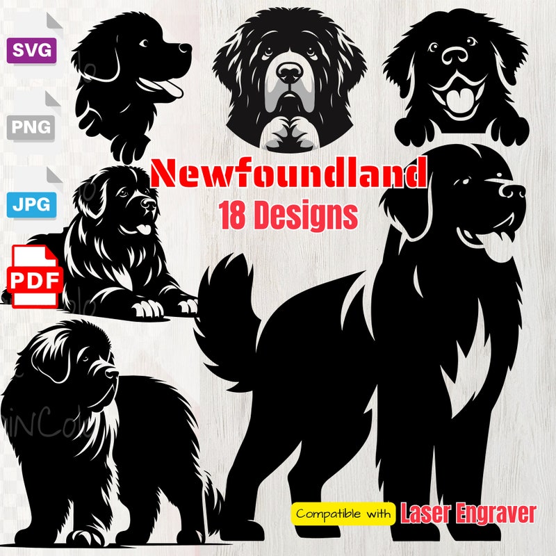 Newfoundland Dog - Etsy