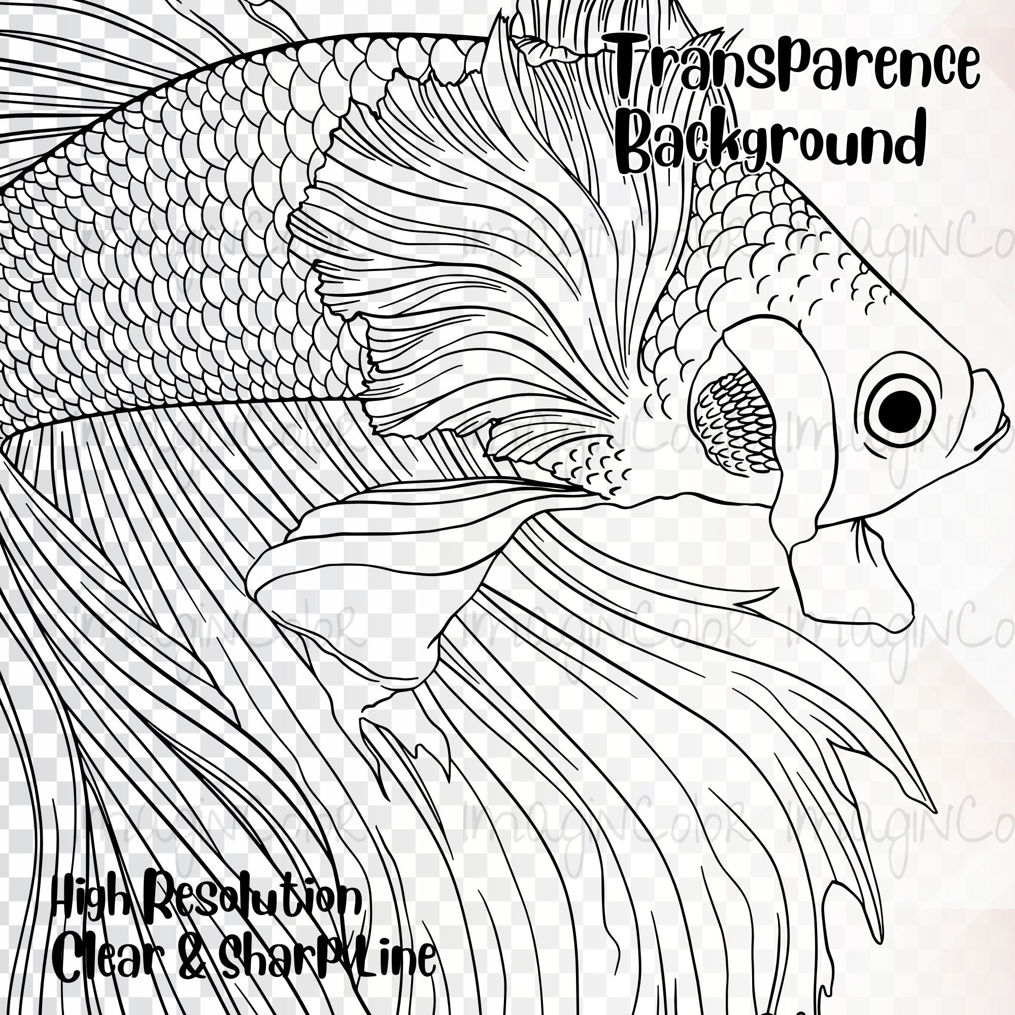 Fish SVG, Betta Fish Svg, Siamese Fighting Fis,aquarium,laser Engraver ...